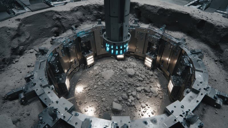 Lunar Regolith Stress Test Chamber Simulating Extraterrestrial ...