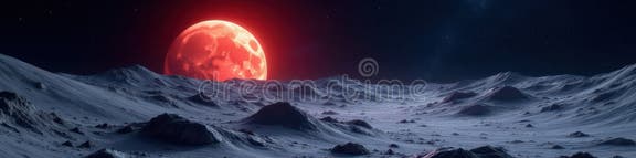 Lunar Surface, Rising Earth, Stellar Backdrop , Space, Wonder Stock ...