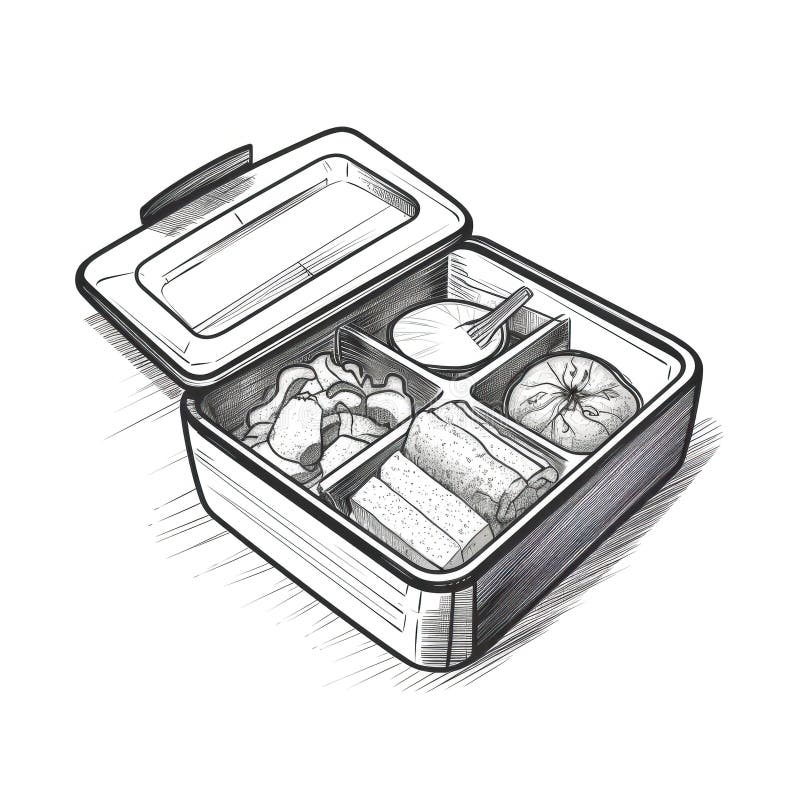 Bento Box Fruit Stock Illustrations – 895 Bento Box Fruit Stock ...