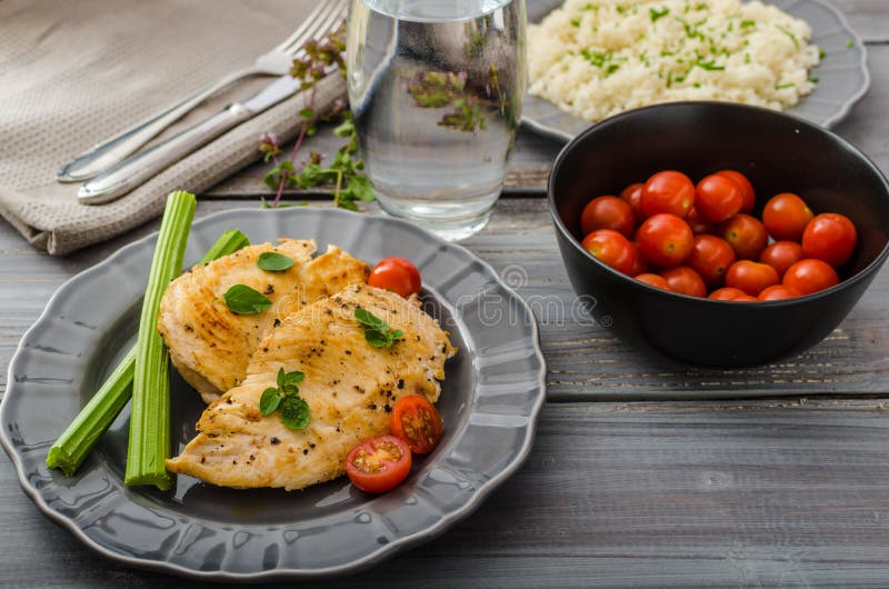 Lunch bodybuilders stock photo. Image of diet, body, organic - 57463754