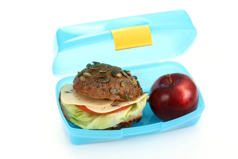 Lunch box stock image. Image of work, breakfast, lunch - 6500107