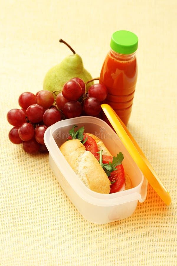 Lunch box stock image. Image of foodstuff, lunch, lettuce - 9334909