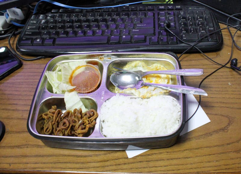 Lunch box editorial image. Image of eating, desk, health - 267169485