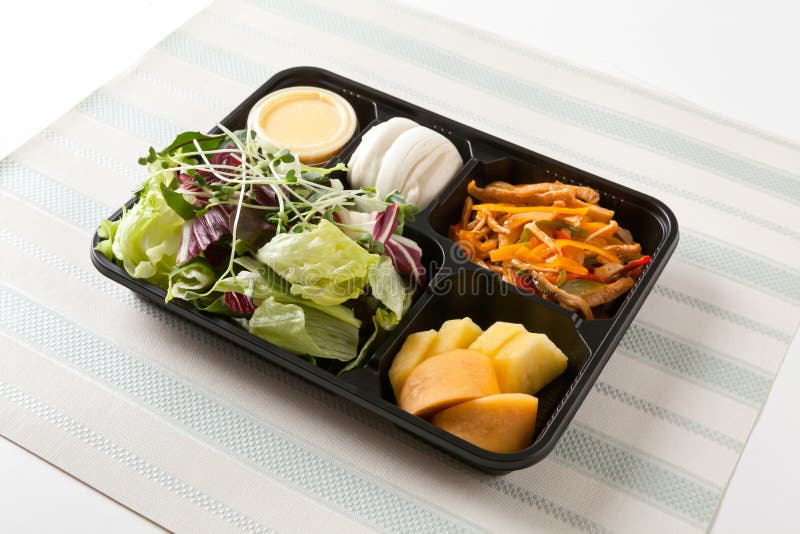 Lunch box food for diet stock image. Image of juicy - 128433763