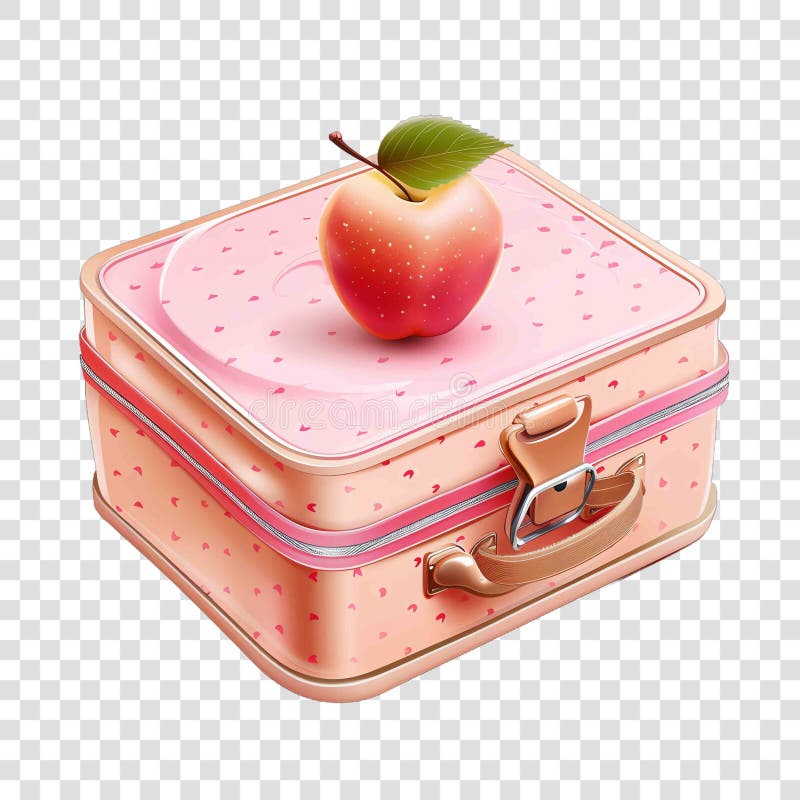 Lunch Box Transparent Background Realistic Element Stock Illustration ...