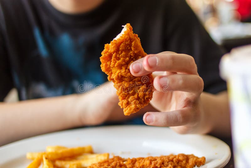 Lunch stock image. Image of food, crunchy, strips, nuggets - 47050279