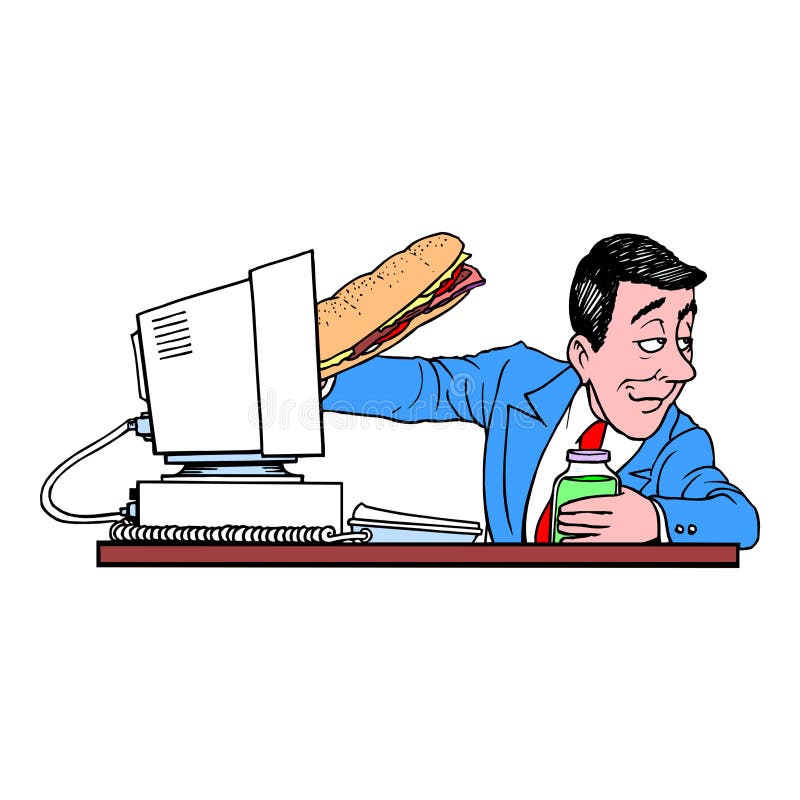 Lunch Break Stock Illustrations – 13,700 Lunch Break Stock ...