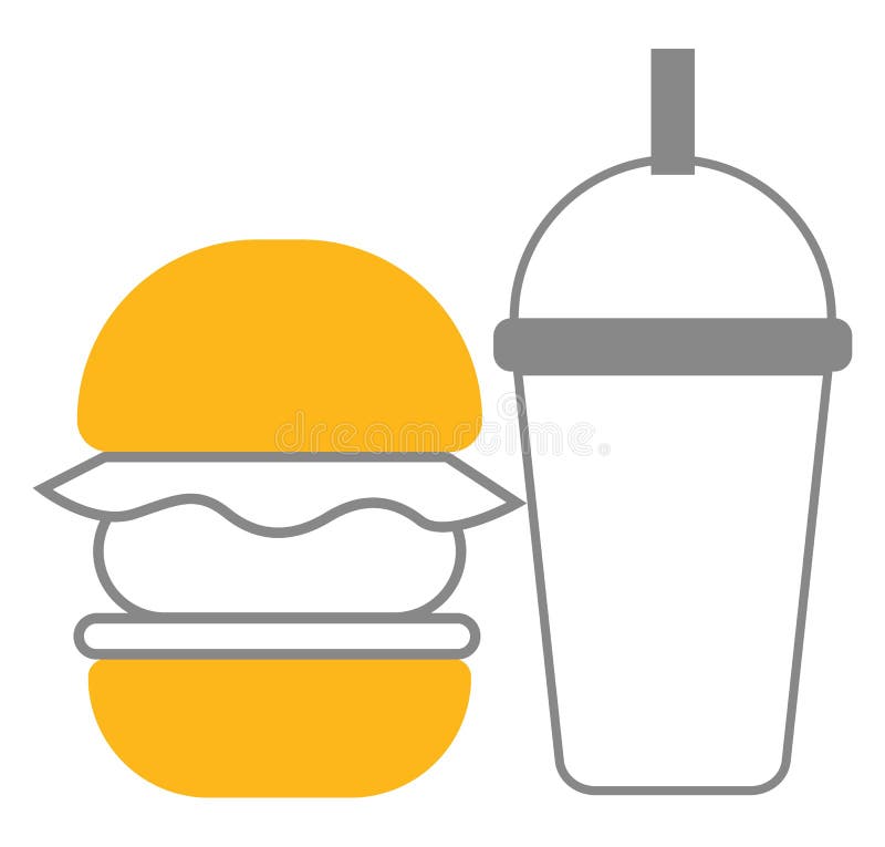 Lunch break, icon stock vector. Illustration of icon - 259784587