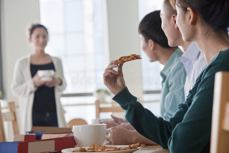 Lunch break in the office stock photo. Image of clothing - 36767840