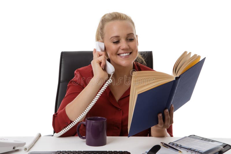 Lunch break stock image. Image of woman, person, desk - 42179403