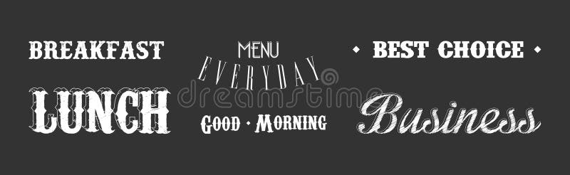Restaurant Chalkboard Fonts