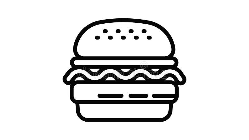 Lunch Burger Icon Animation Stock Footage - Video of lunch, meat: 217183006