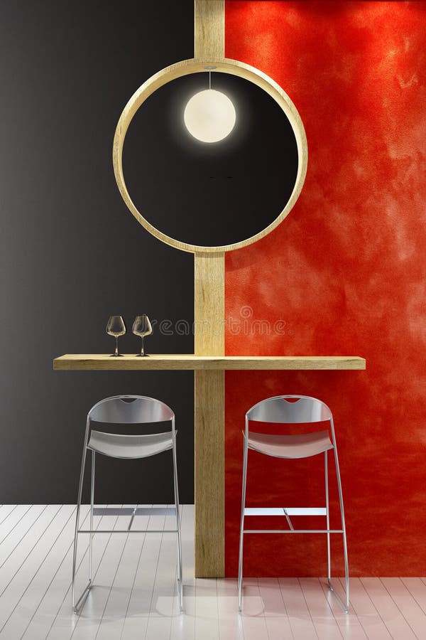 Lunch counter stock illustration. Illustration of floor - 1893306