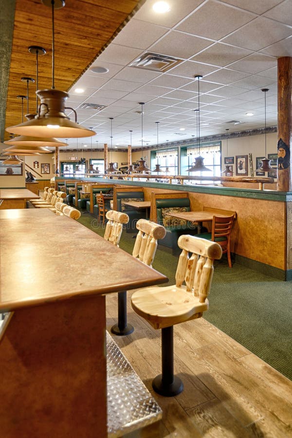 Lunch Counter and Dining Area of a Black Bear Diner Editorial Image ...