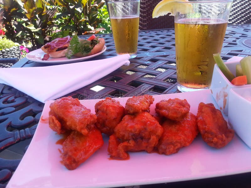 Lunch at the golf course stock image. Image of burger - 93458101