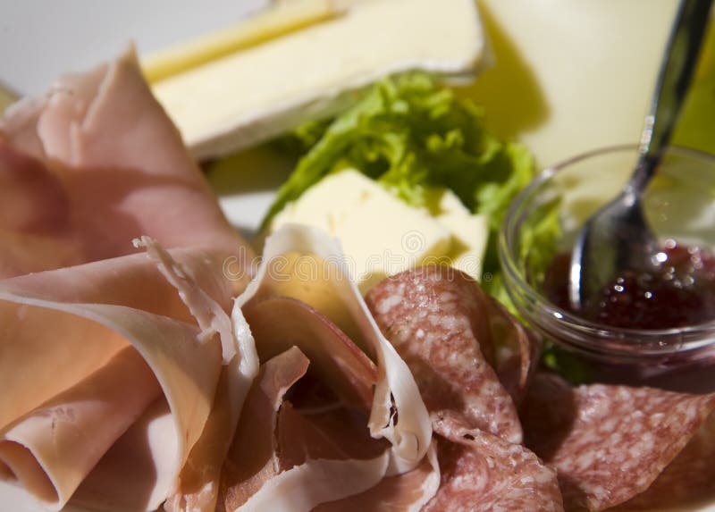 Lunch meats stock image. Image of natural, assorted, platter - 12770833