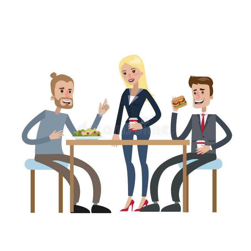 Lunch Office Stock Illustrations – 7,475 Lunch Office Stock ...