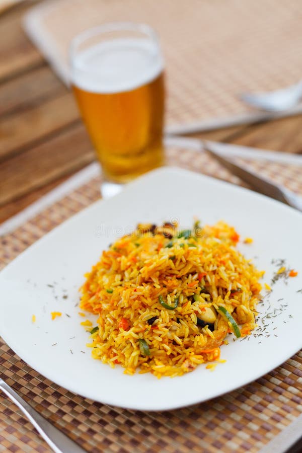 Lunch plate stock photo. Image of food, prawn, dinner - 28879852