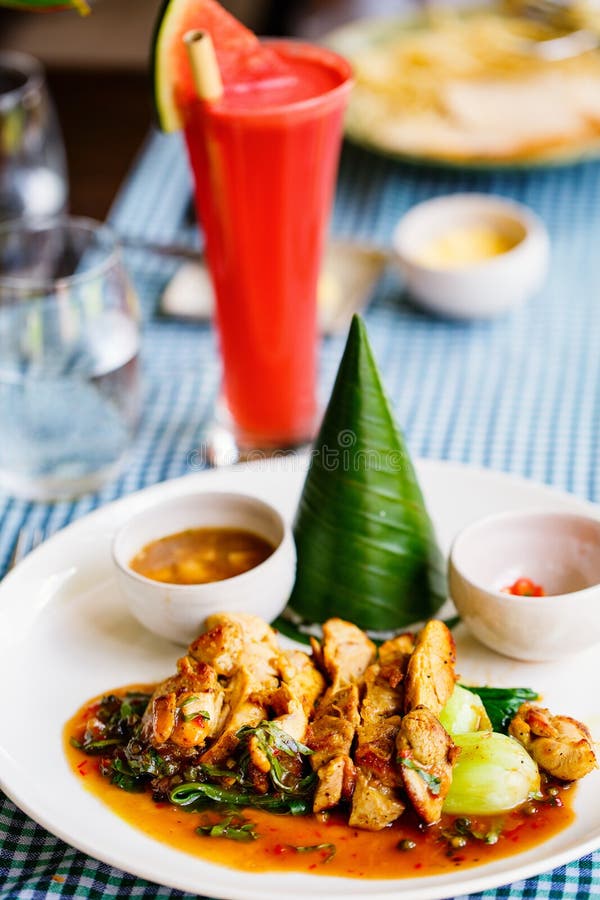 Lunch plate stock photo. Image of meal, grill, plate - 191457346