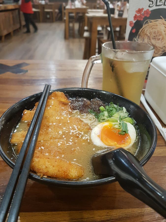 Lunch with ramen stock image. Image of ramen, brunch - 214153371