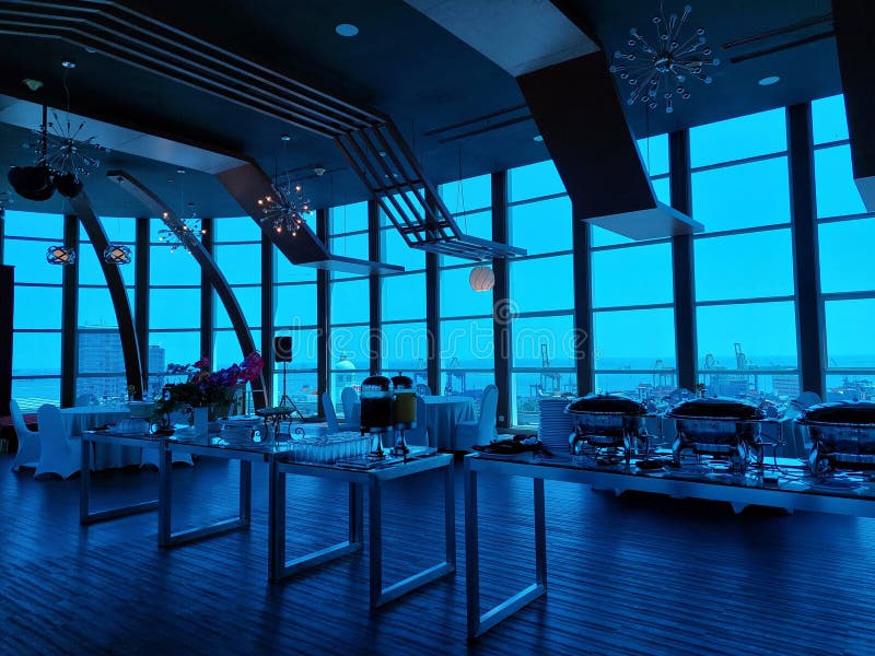 Lunch on the rooftop stock photo. Image of light, building - 289638944