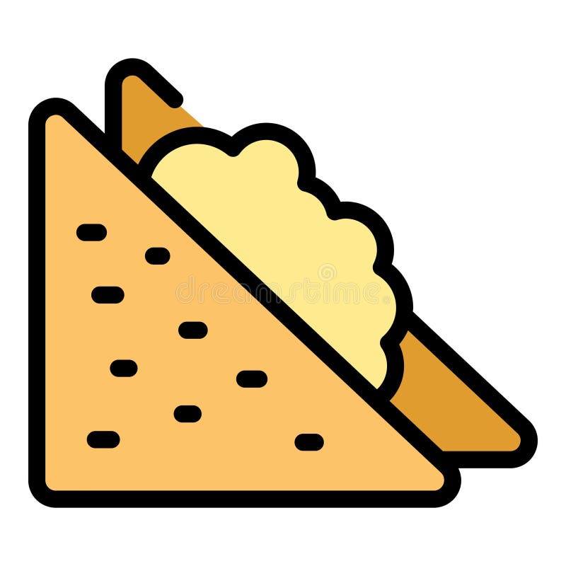 Sandwich Box Icon Outline Vector. School Food Stock Illustration ...