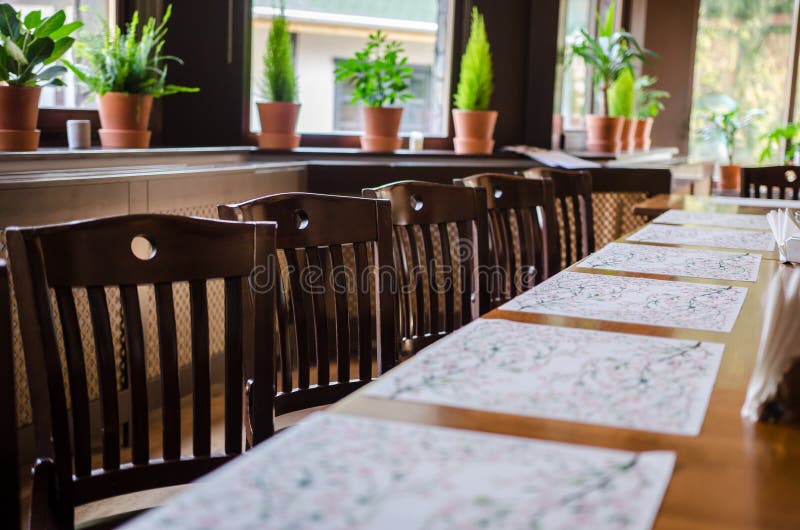 Lunch set-up table stock photo. Image of individual, light - 51521728