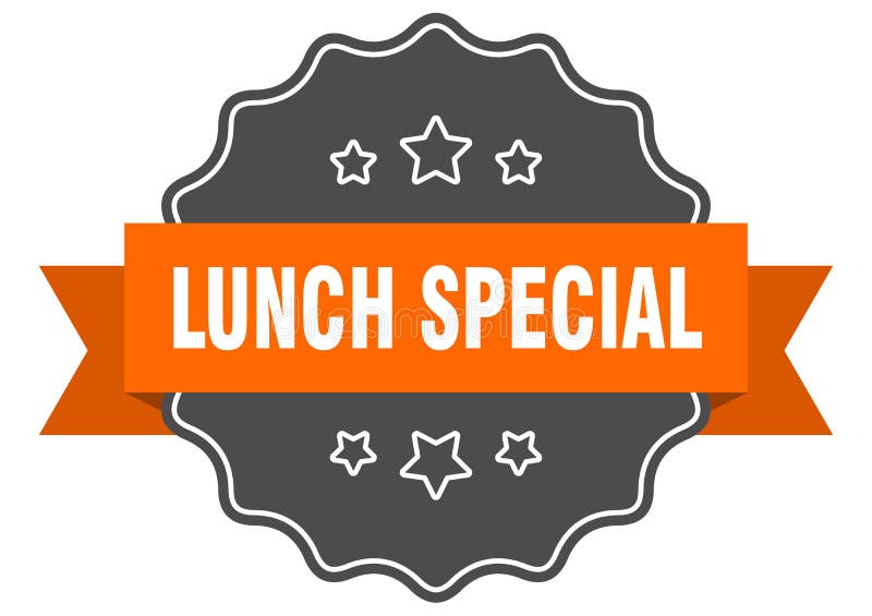 Lunch Special Banner Template. Lunch Special Ribbon Label Stock Vector ...
