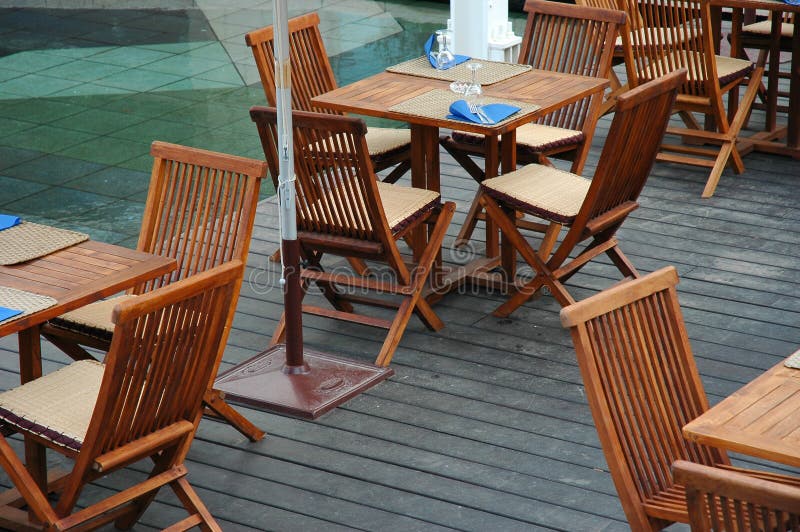 Lunch time stock image. Image of serve, meal, table, terrace - 668791