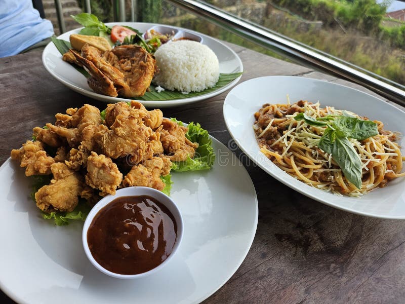 Lunch Time in Batur Kintamani Bali Stock Photo - Image of kintamani ...