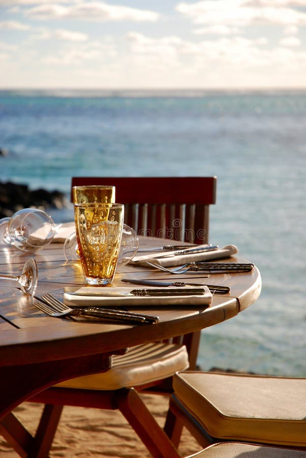 Lunch time at the beach stock photo. Image of sand, food - 2743356
