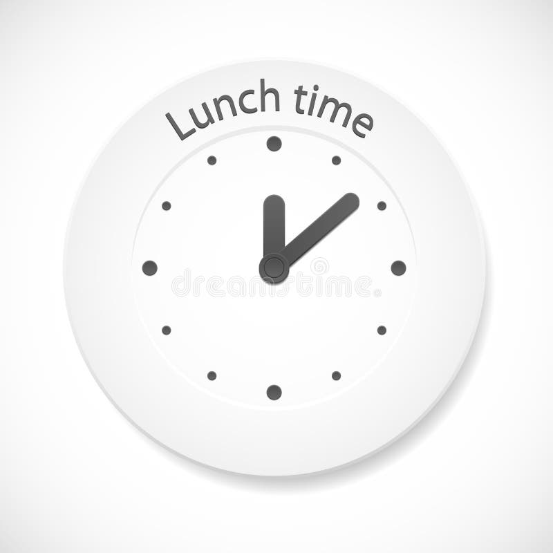 Time for lunch, vector stock vector. Illustration of concept - 57022183