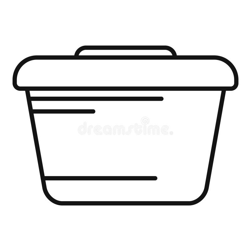 Lunchbox Icon Representing Food Storage or Meal Prep Stock Vector ...