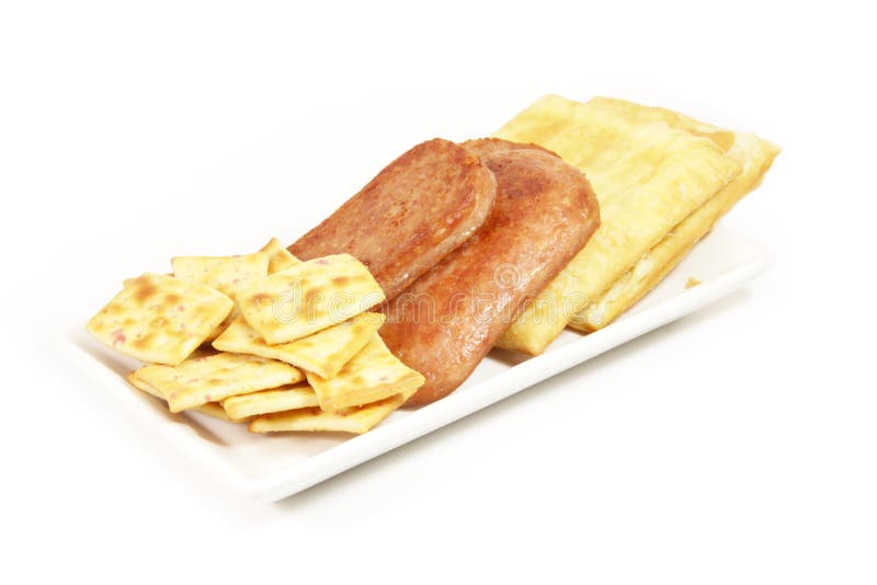 Boy with Luncheon Meat on Face Stock Photo - Image of meat, playing ...