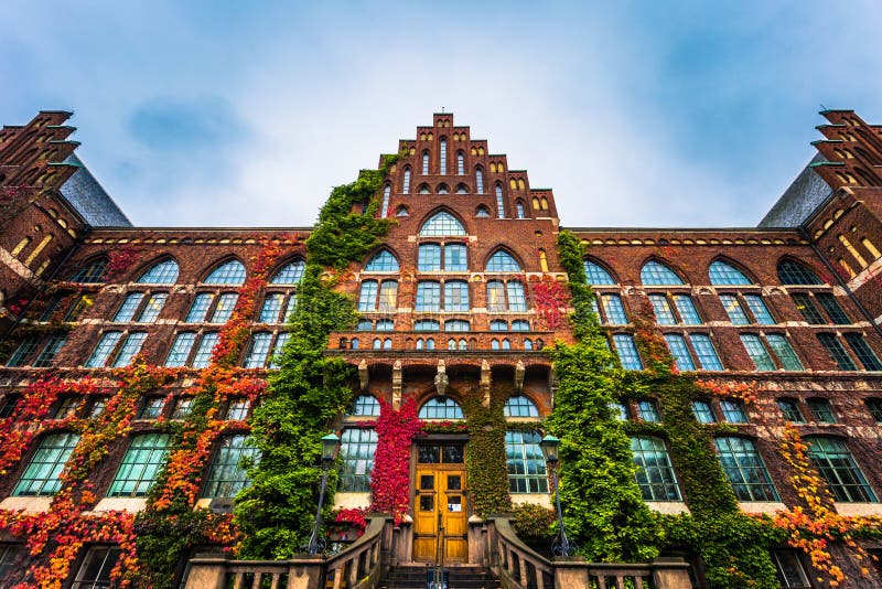 Lund University Library Covered By Ivy, Sweden Editorial Stock Photo ...