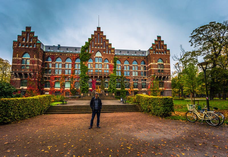 Lund - October 21, 2017: University Library of Lund, Sweden Editorial ...