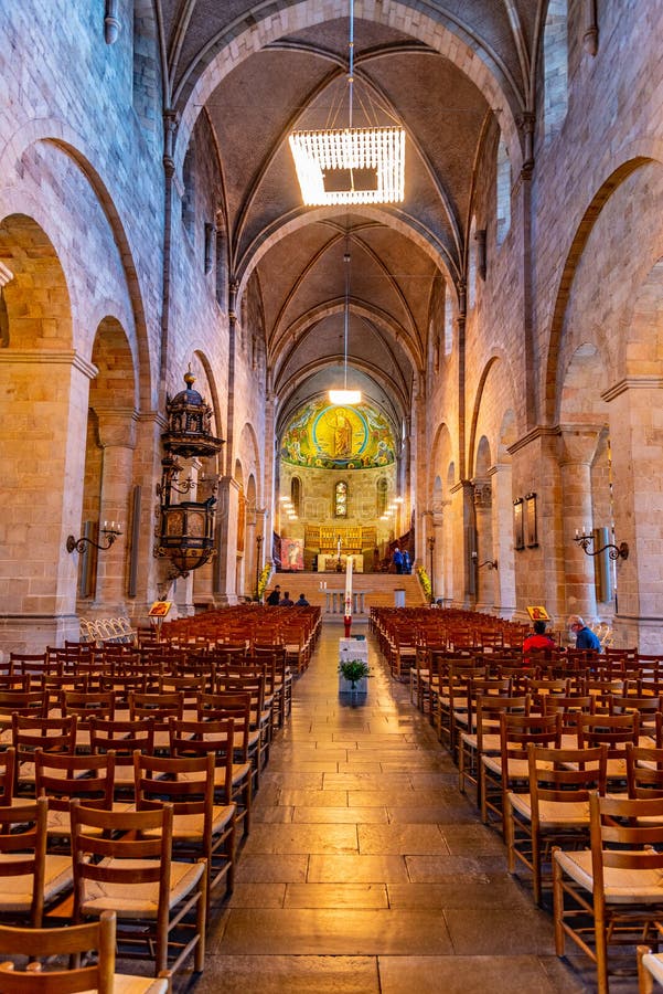 LUND, SWEDEN, APRIL 24, 2019: Interior of the Lund Cathedral, Sweden ...