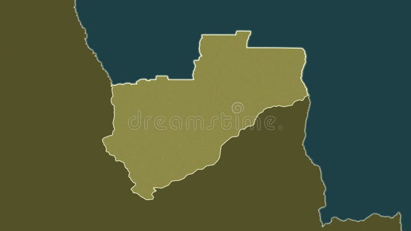 Lunda Norte - Province of Angola, Extruded. Pattern Stock Footage ...