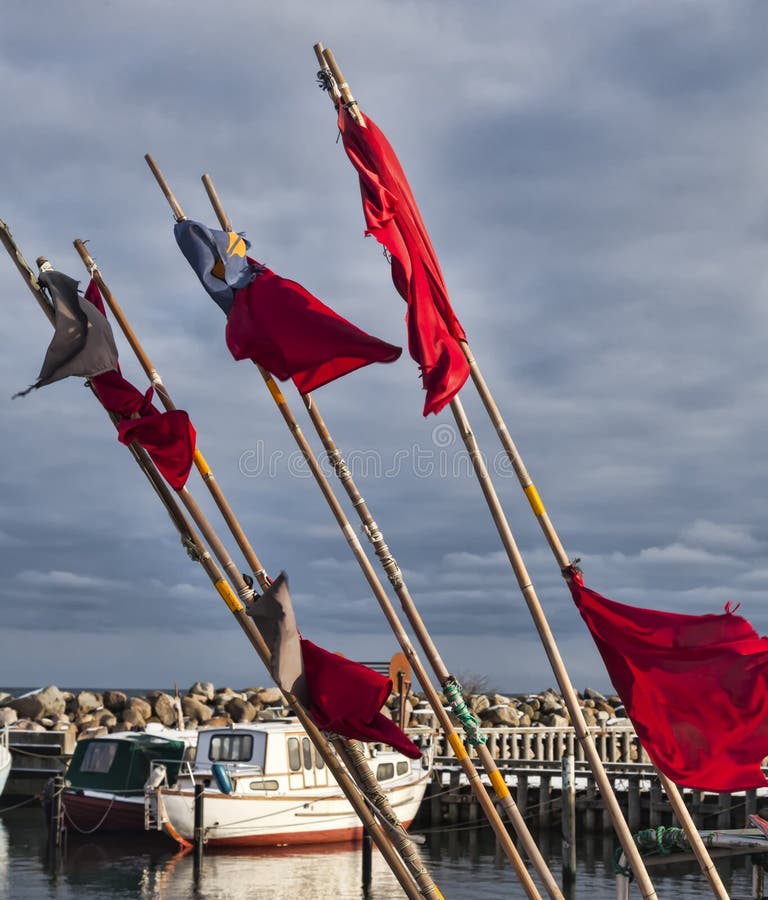 Lundeborg Harbor in Denmark Stock Image - Image of outdoors, style ...