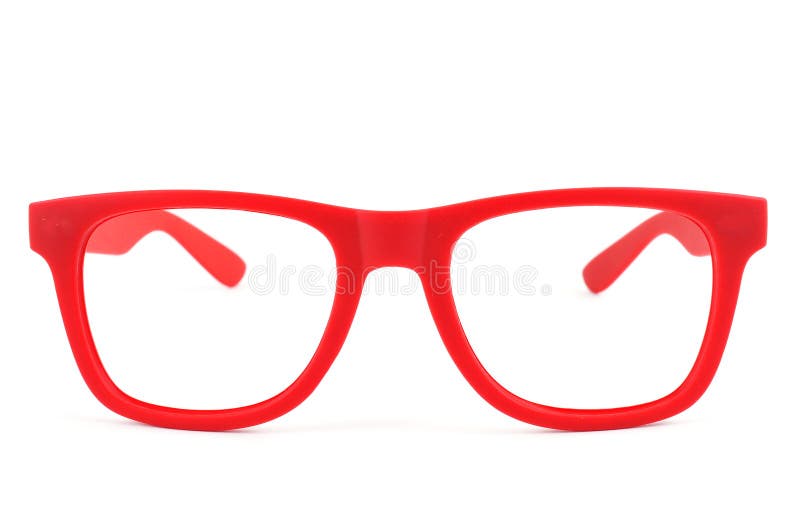 Lunettes rouges image stock. Image du médecine, optométriste - 51552951