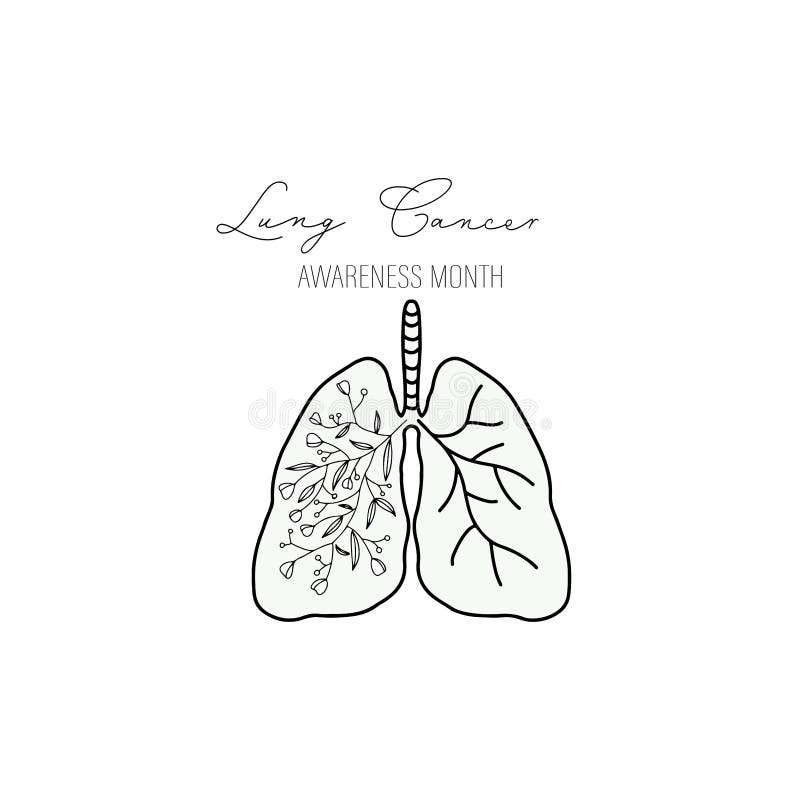 Lung Cancer Outline Stock Illustrations – 1,368 Lung Cancer Outline ...