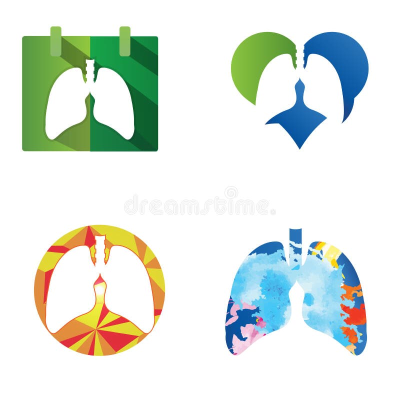 Lung icons Vector stock vector. Illustration of healthy - 91830632