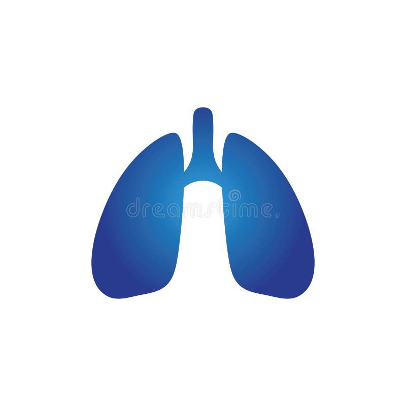 Lung Logo Design Vector for Your Business Stock Vector - Illustration ...