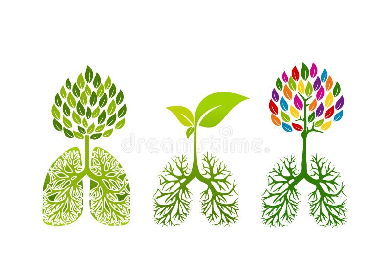 Lung Logo, Healthy Breath Concept Design Stock Vector - Illustration of ...