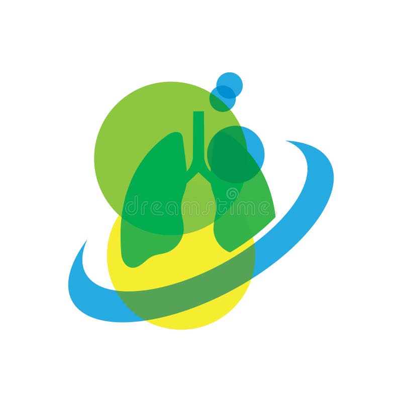 Lung Vector Illustration Design Logo Stock Vector - Illustration of ...