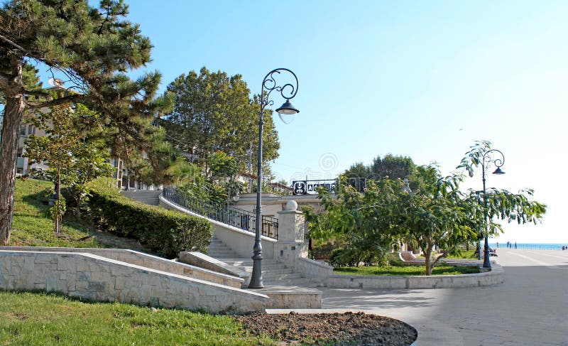 Lungonmare Costanza Romania 6 Del Parco Fotografia Editoriale ...