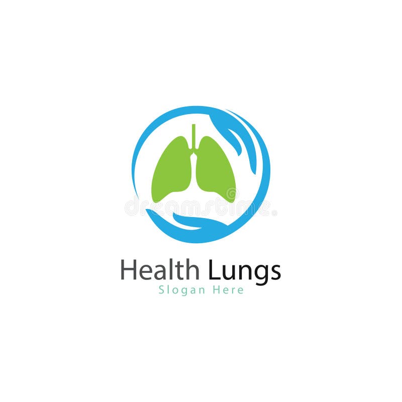 Lungs Health and Lungs Care Logo Vector Design Lungs Logo Template ...