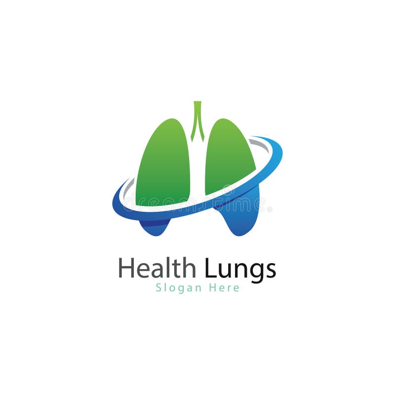 Lungs Health and Lungs Care Logo Vector Design Lungs Logo Template ...