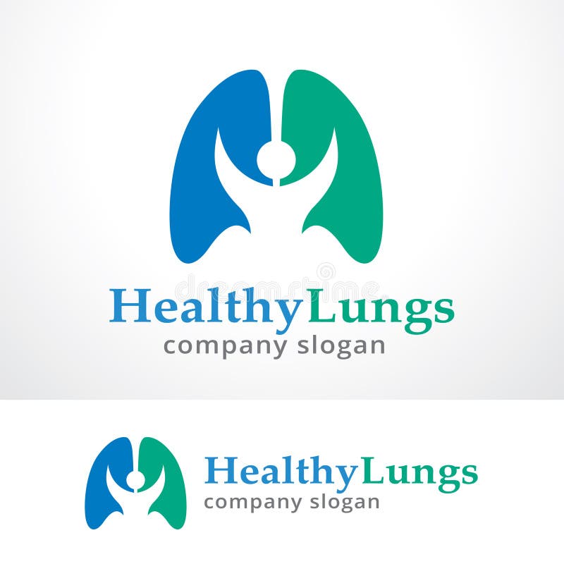 Lungs Logo Template Design Vector, Emblem, Design Concept, Creative Symbol, Icon Stock Vector ...