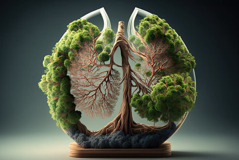 Lungs Made of Tree Branches. Protection of Forests and the Environment ...